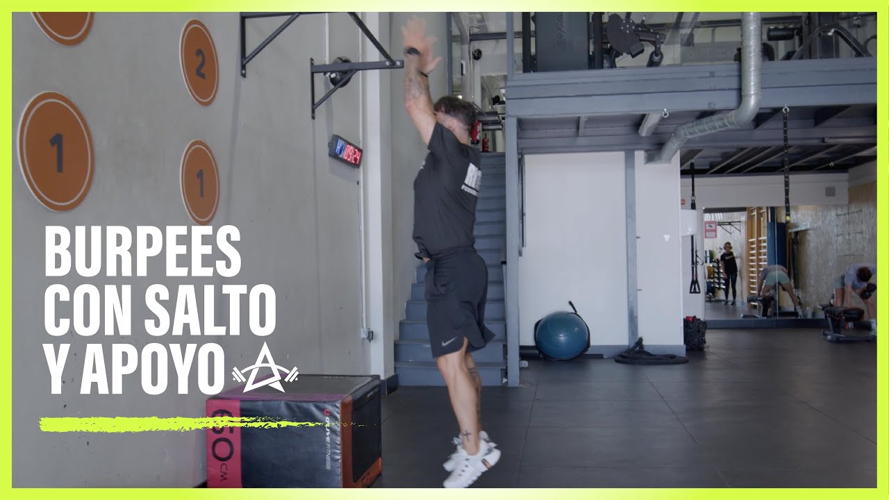 BURPEES CON SALTO Y APOYO - YouTube