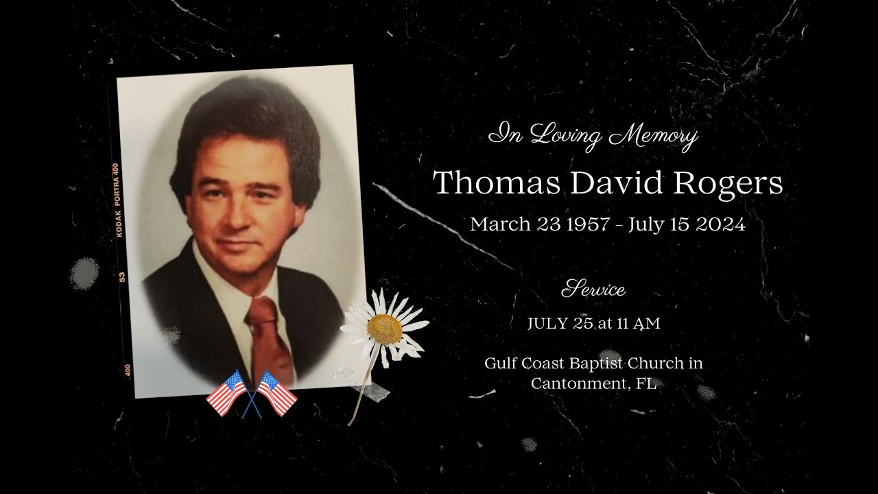 Dad's tribute (Thomas Rogers) - YouTube
