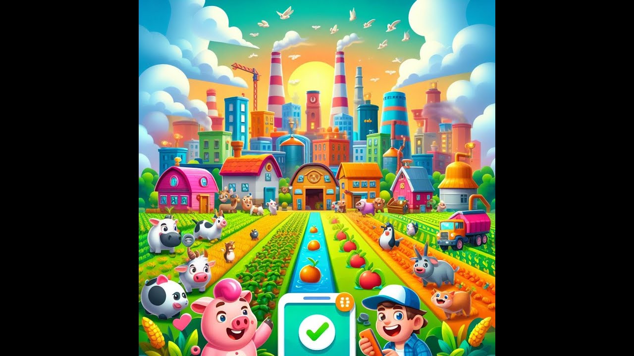 Town ship,unique blend of city-building and farming game -1 - YouTube