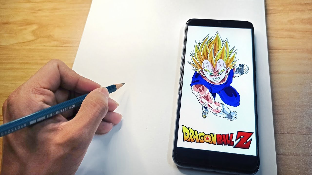 How to Draw Vegeta | Easy To Draw | Vegeta Drawing - DragonBall Z - YouTube