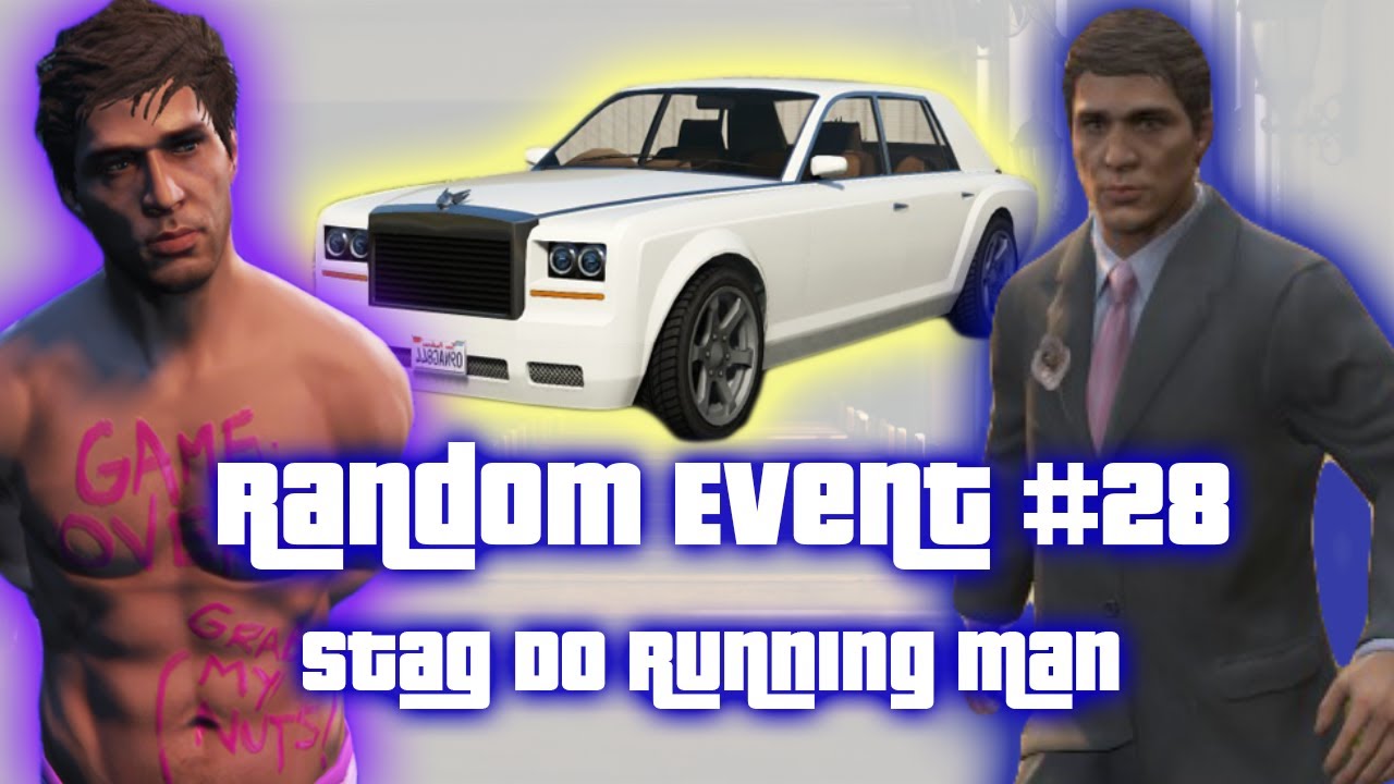 GTA 5 Random Events Guide: Stag Do Running Man - YouTube