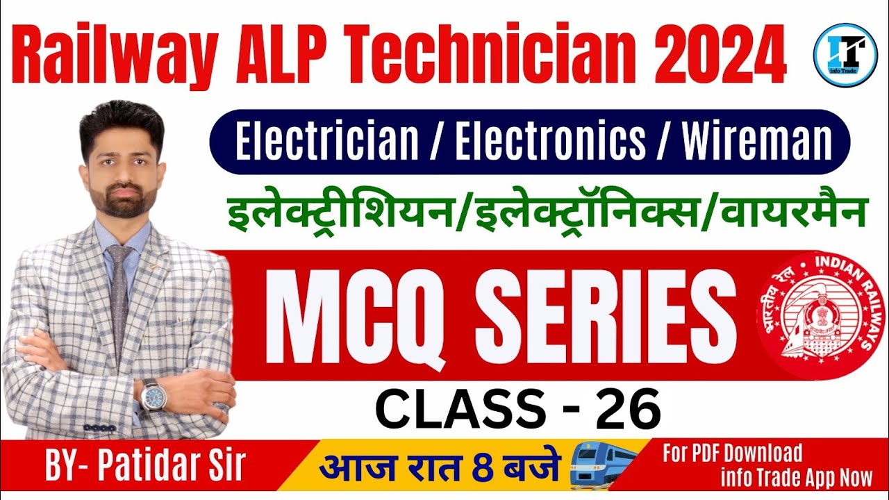 Railway ALP Technician Basic Electricity Class Electrician Electronics Wireman Classes -26 - YouTube