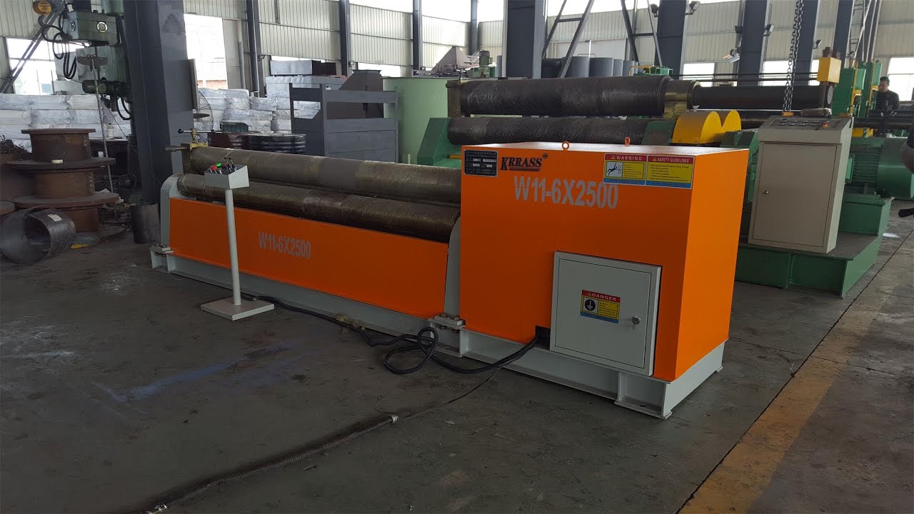 2500mm bending machine 6mm mild sheet thickness cnc three rolling ...
