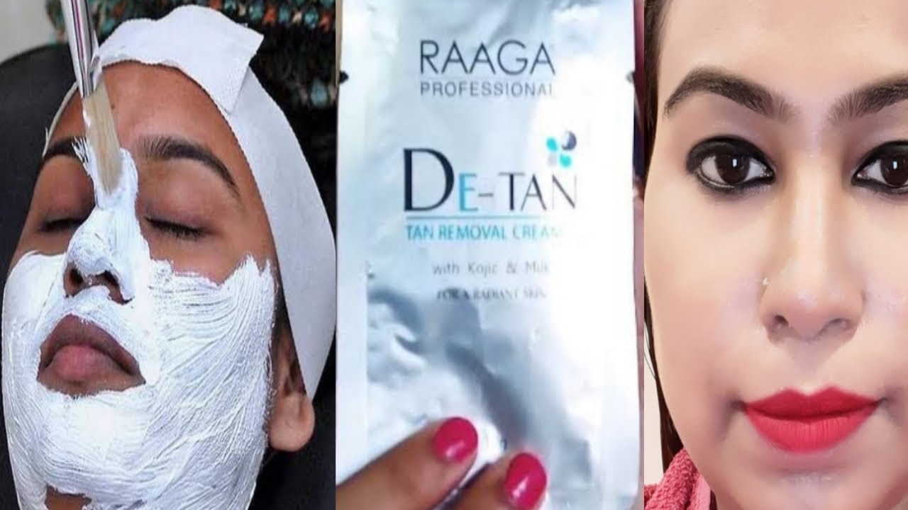 Raaga Professional De-Tan Tan Removal Cream Review and Demo | Instant ...