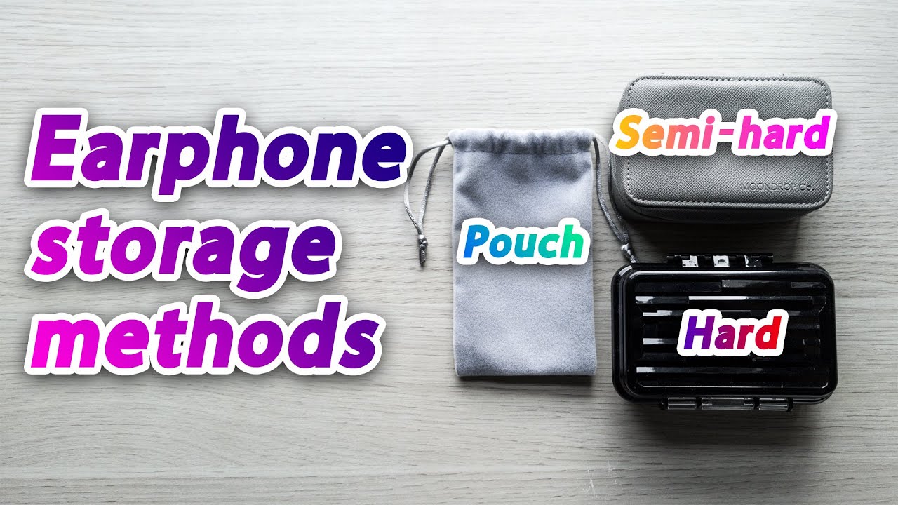 A look at earphone storage methods - YouTube