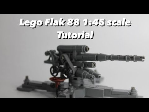 Lego Flak 88 1:45 Scale Tutorial - YouTube