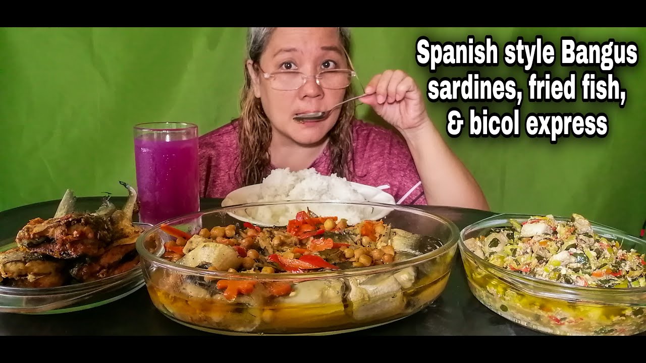Spanish Style Bangus Sardines, Bicol Express, & Fried Fish - YouTube
