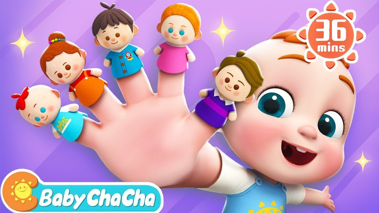 The Finger Family Song | Daddy Finger, Where Are You + More Baby ChaCha ...