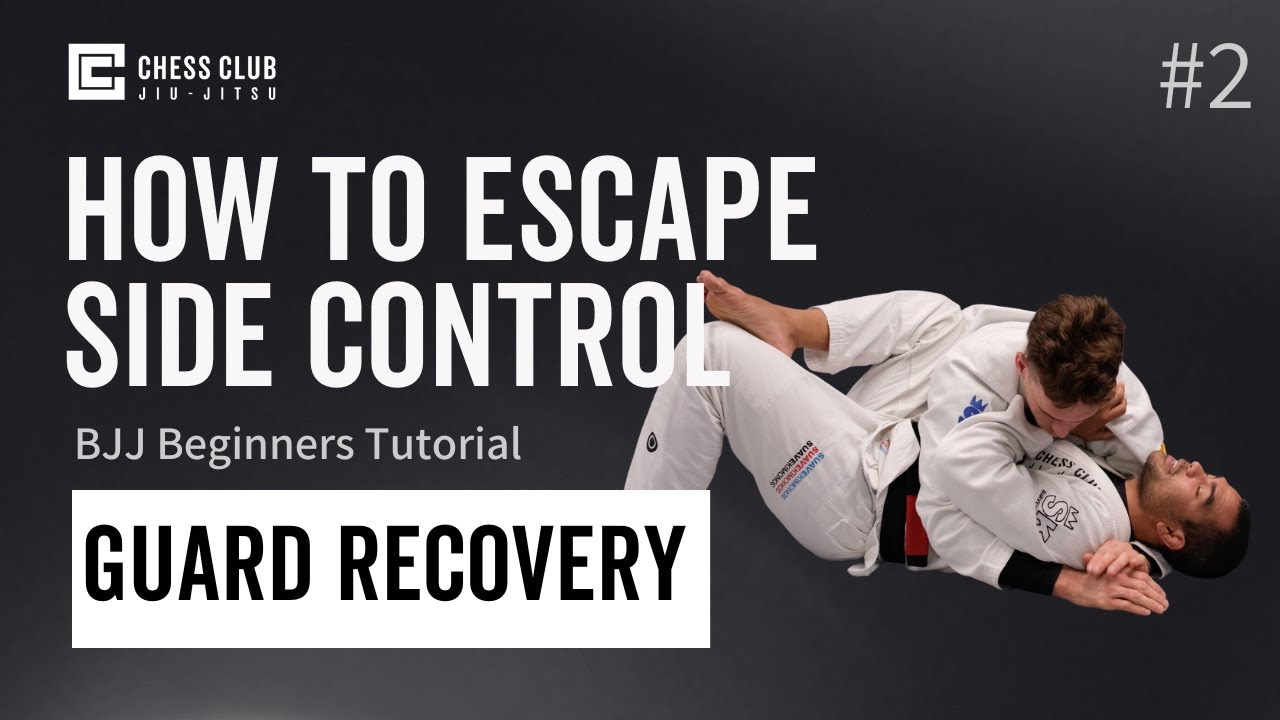BJJ Beginners Tutorial - Side Control Escape to Closed Guard - YouTube