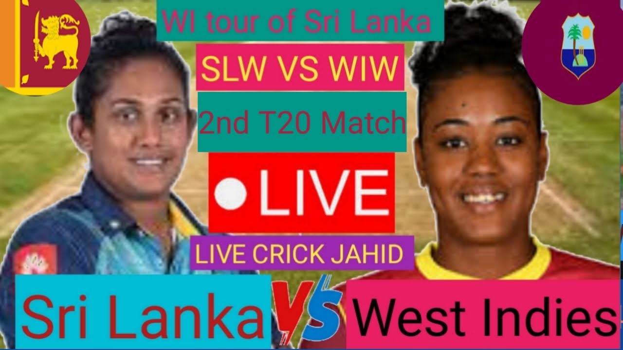 SLW vs WIW 2nd T20, WIW vs SLW 2024 - YouTube