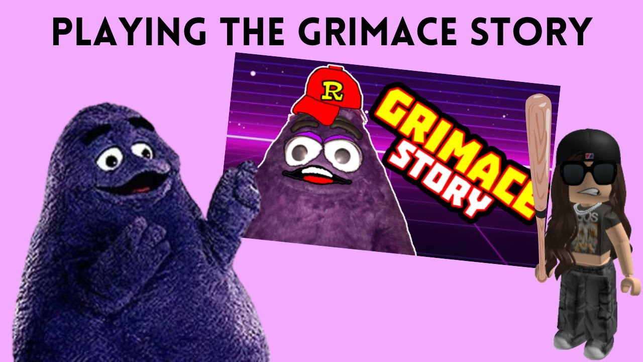 Playing The Grimace Story | Roblox - YouTube