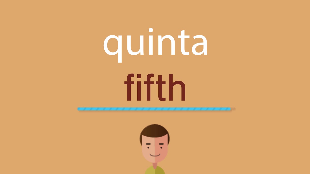 Cómo se dice quinta en inglés - YouTube
