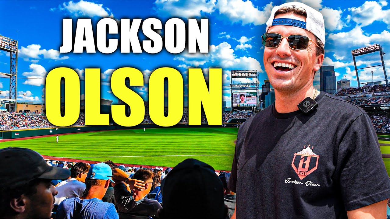 24 Hours With Jackson Olson At The College World Series! - YouTube
