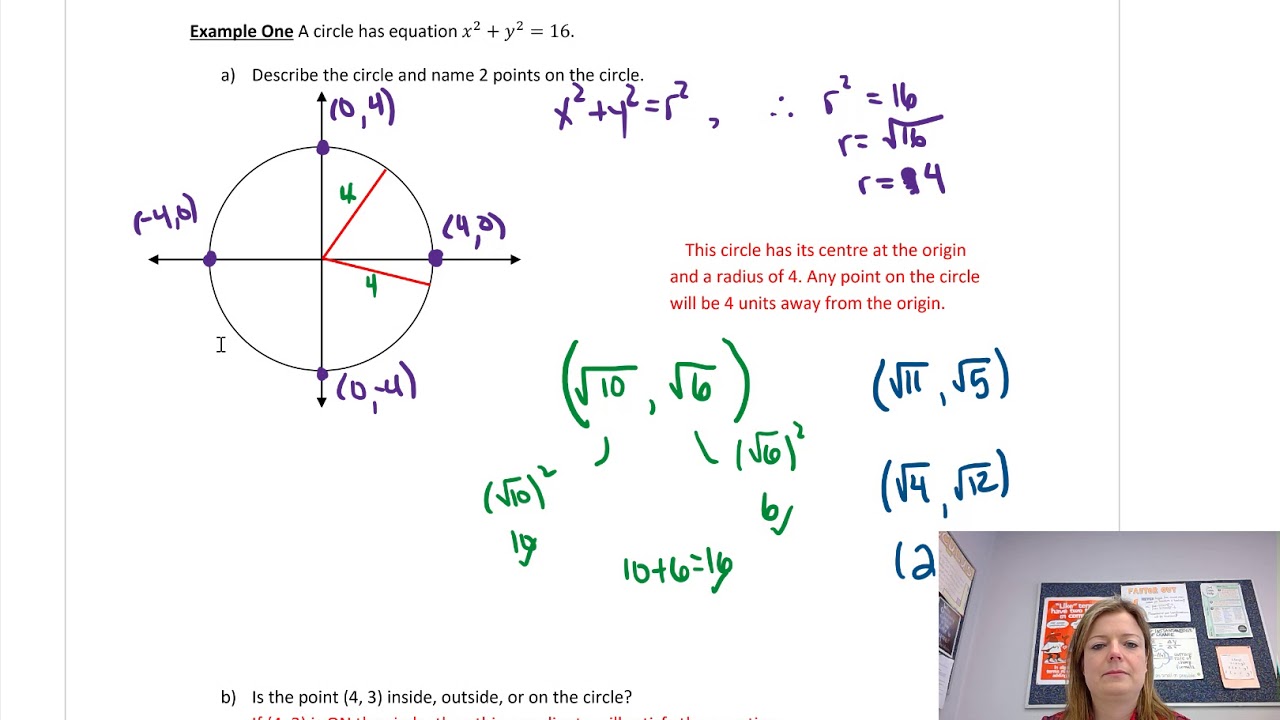 The Equation of a Circle - YouTube