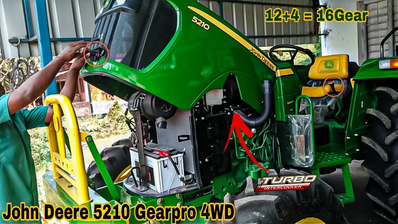 John Deere 5210 Gearpro 4WD Tractor Review | 5210 john deere tractor ...