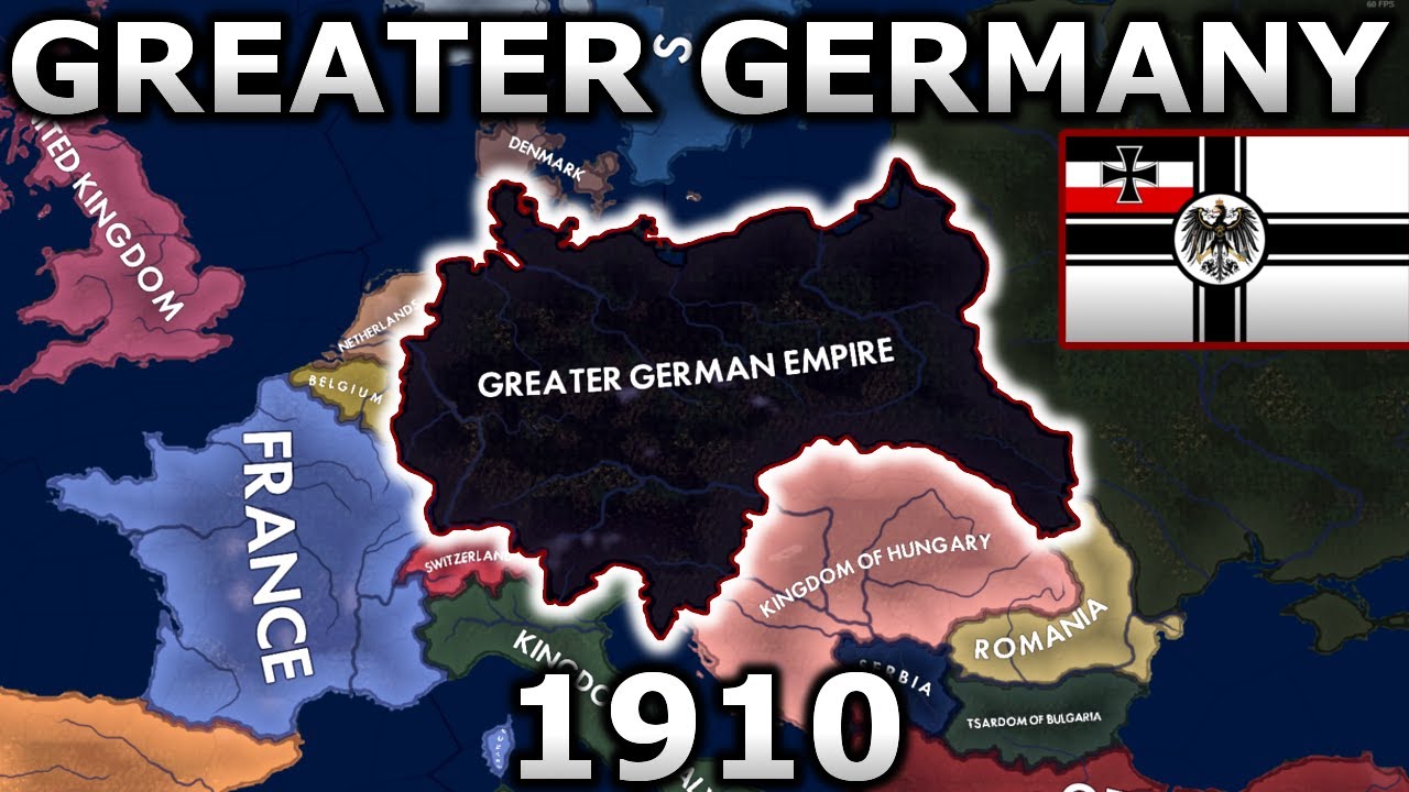 What if a Greater German Empire existed in WW1? | HOI4 Timelapse - YouTube