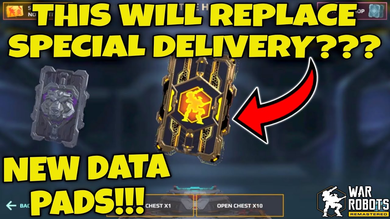 NEW DATA PADS FEATURE PREVIEW IN WAR ROBOTS!!! - Go IT