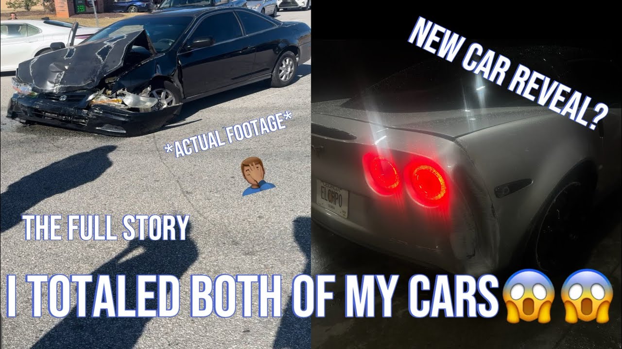 I CRASHED MY C6 CORVETTE😱😰(IS IT TOTALED????) ***actual footage ...