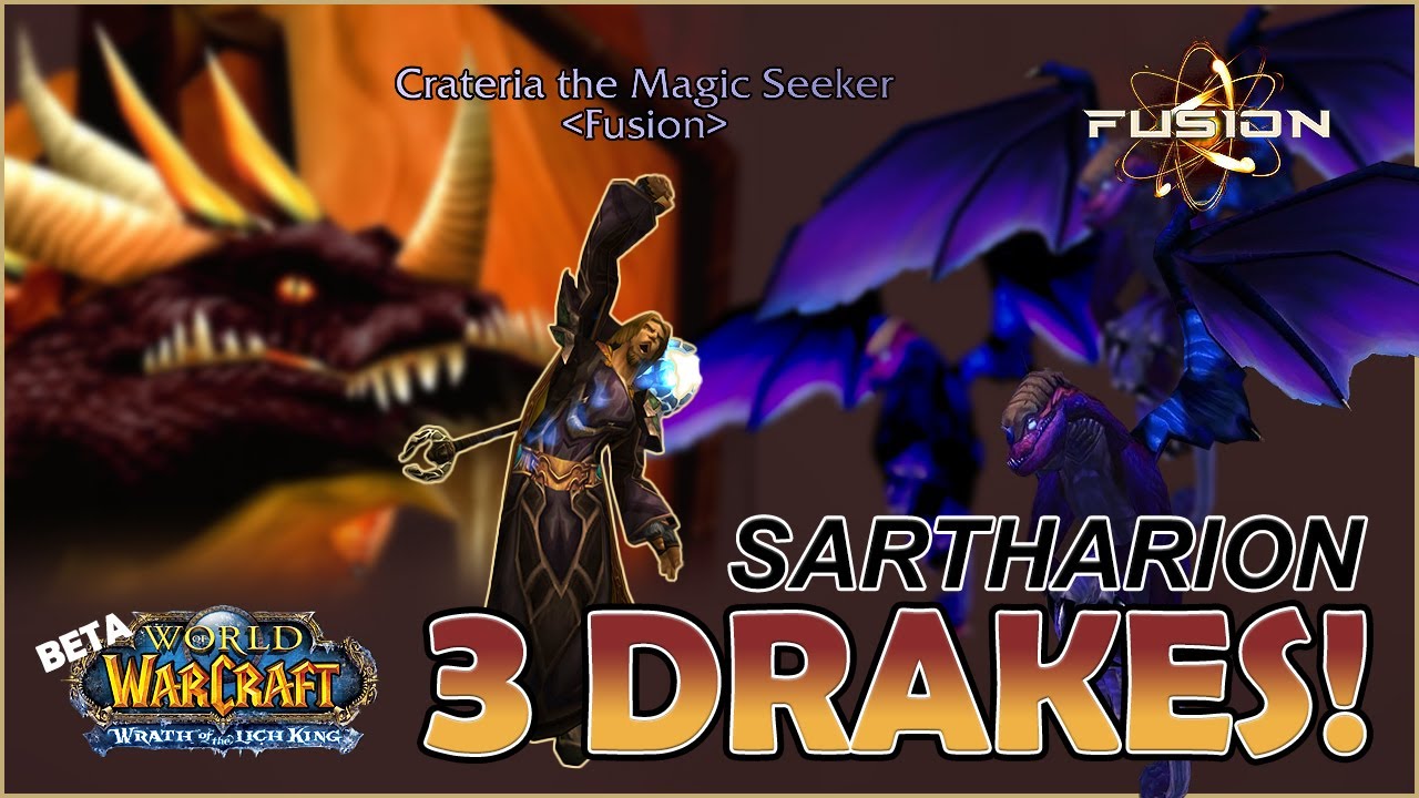 WOTLK BETA SARTHARION 3D 25 MAN (Obsidian Sanctum 3 drakes) | WotLK ...