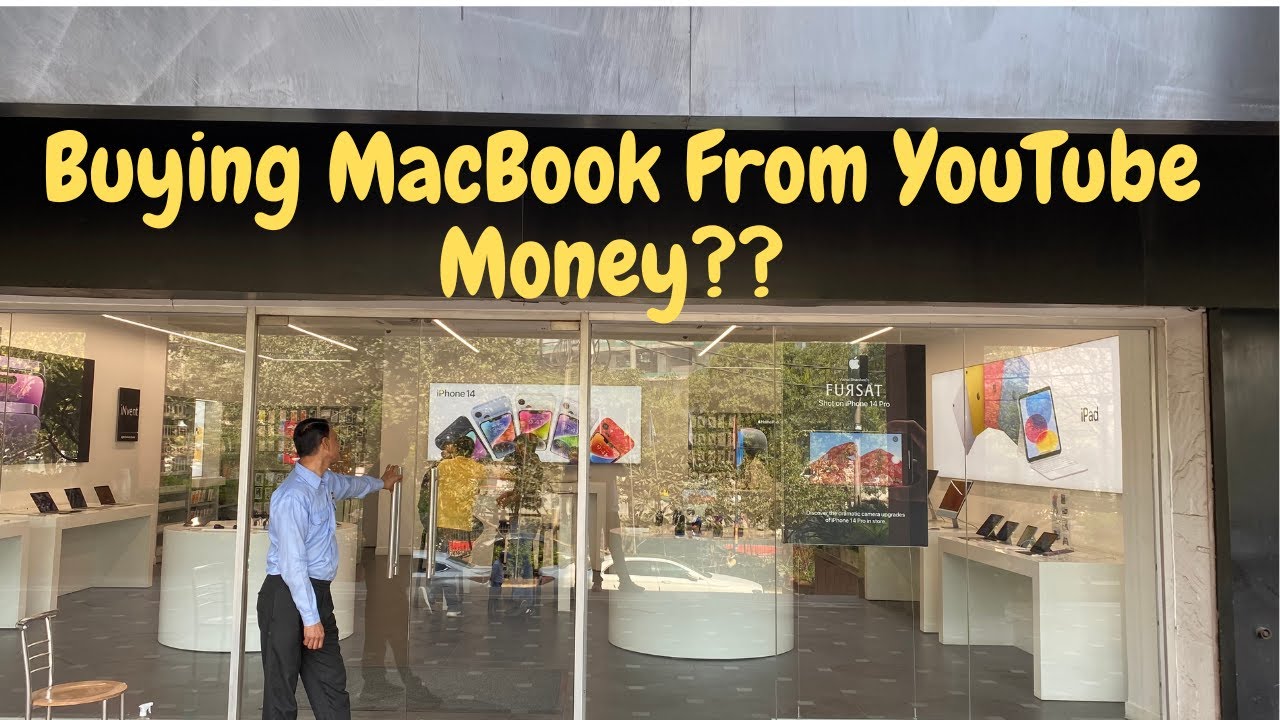 Buying MacBook From YouTube money ? Delhi Fast Food at NSP ! - YouTube