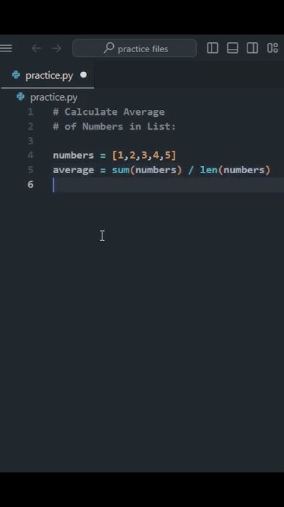 Calculate Average Python Pythonprogrammingcodinglearnpython Pythonforbeginners Youtube