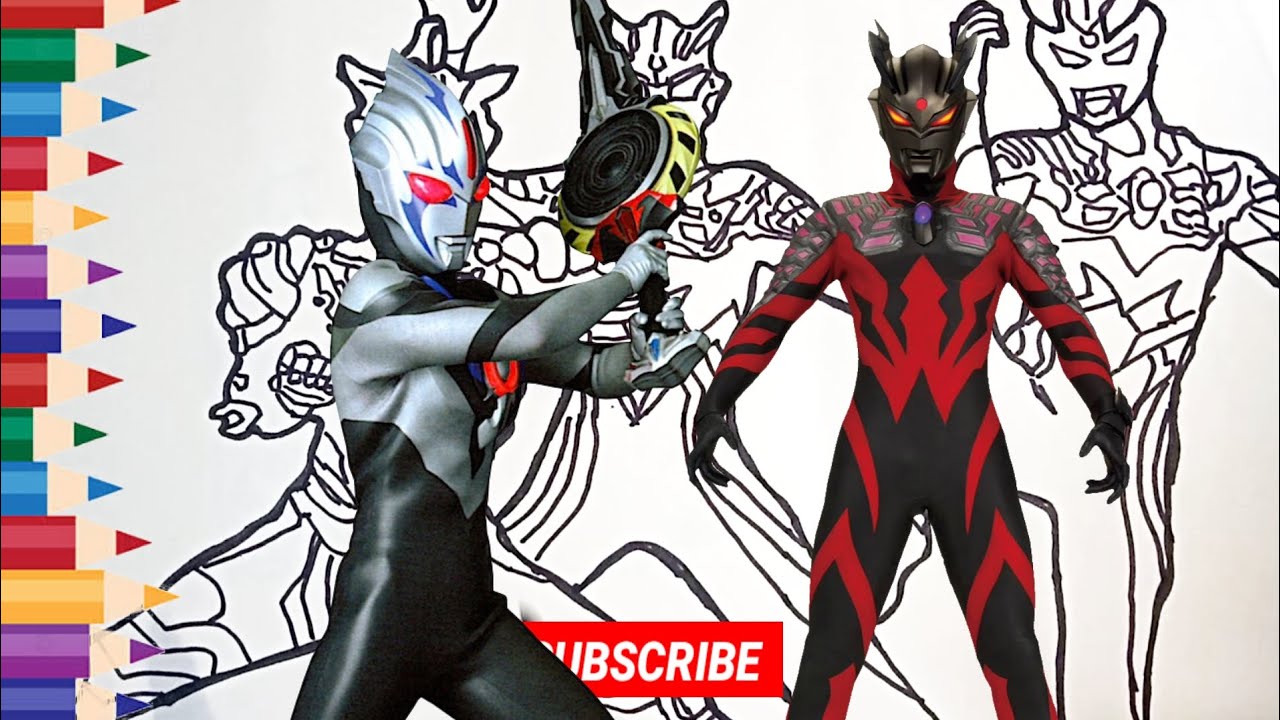 Ultraman Zero - Menggambar dan Mewarnai Ultraman Zero / come on, kids ...