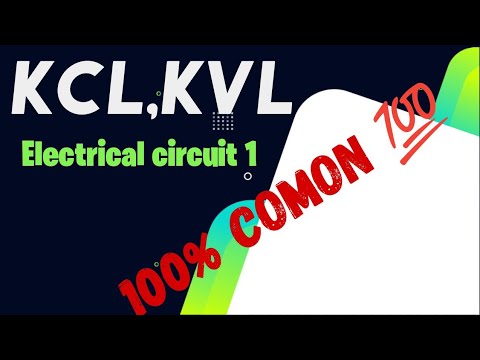 KCL || KVL ||Electrical Circuit –1 - YouTube