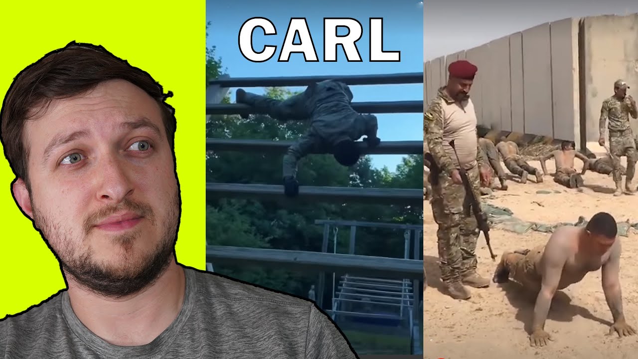 Carl The Soldier Does A Military Obstacle Course - YouTube