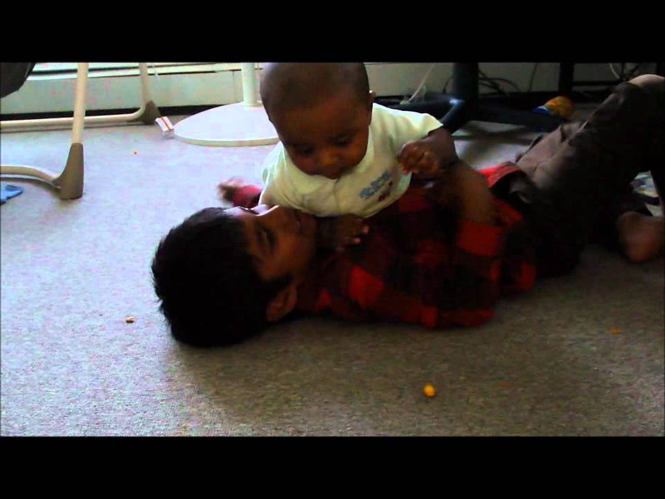 Baby wrestling - YouTube