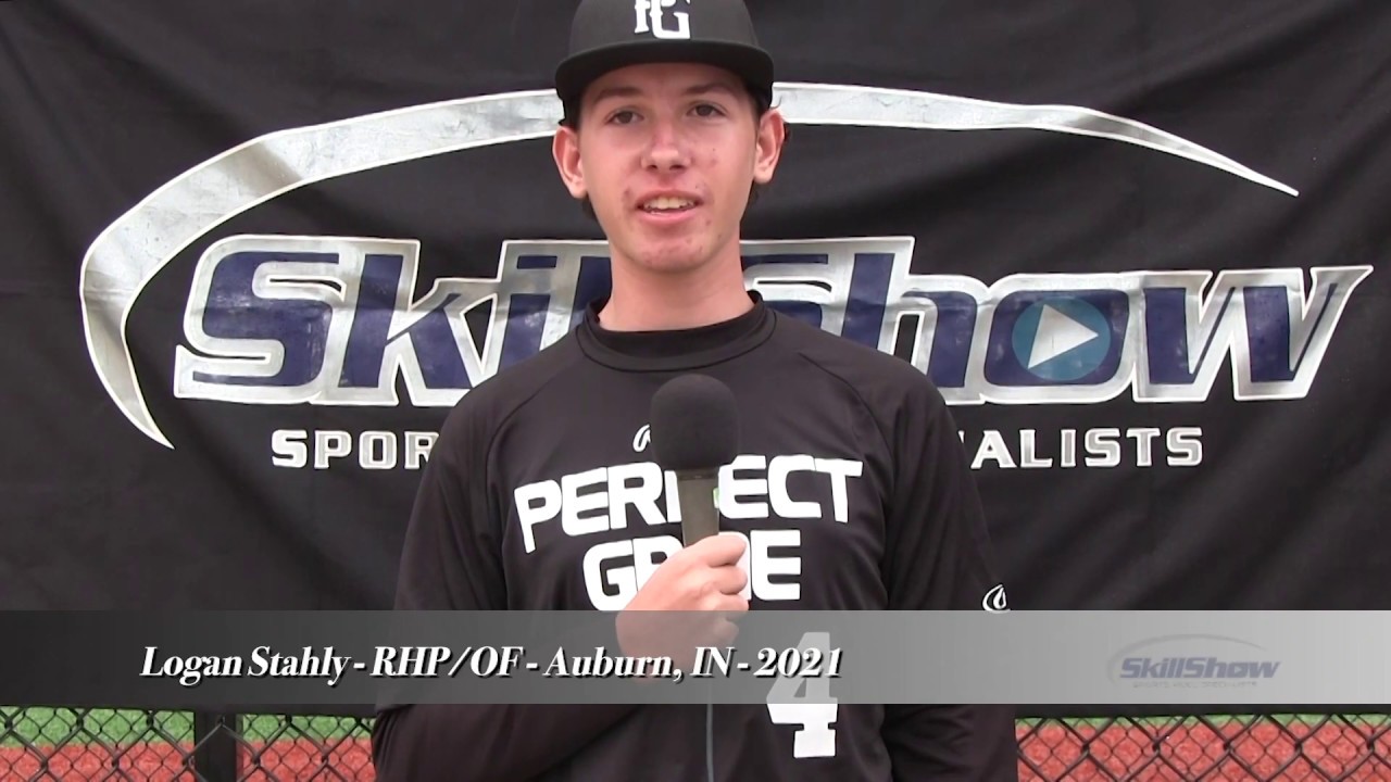 Logan Stahly - RHP/OF - Auburn, IN - 2021 - YouTube