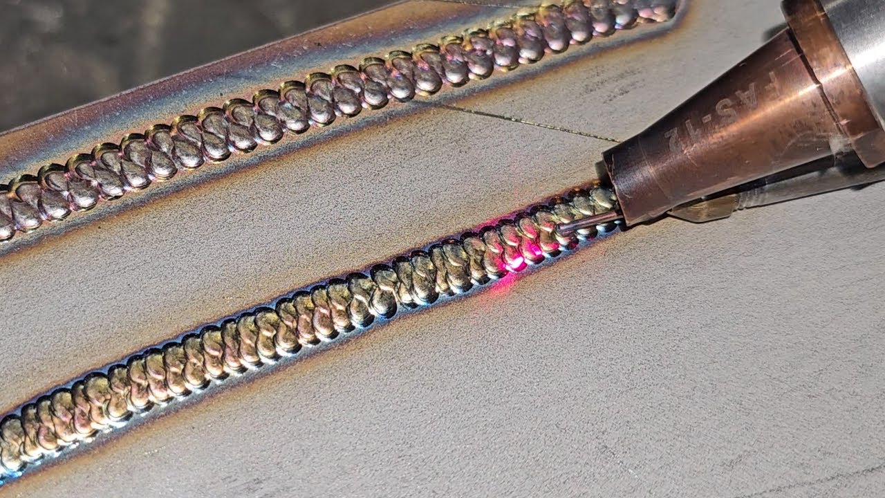 Welding Methods for Weaving Fish Scales Without Cup Walking - YouTube