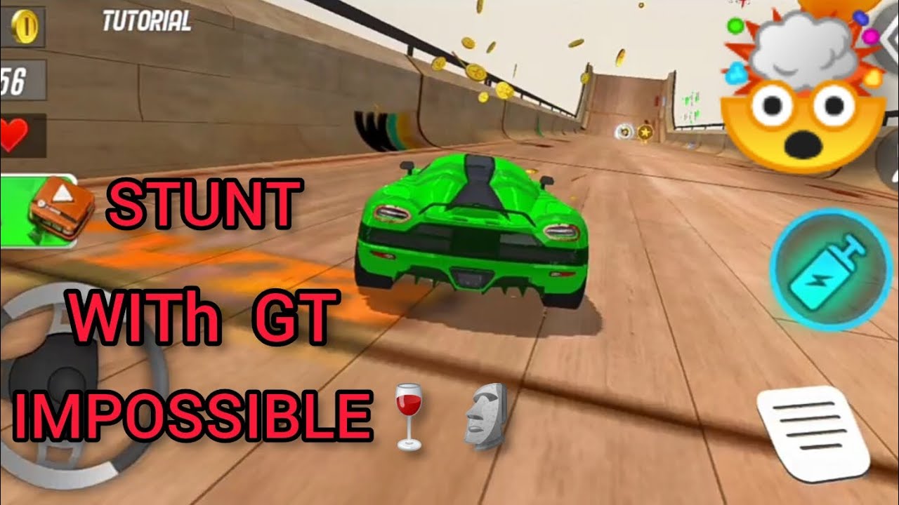 STUNT WITH GT IN GAME IMPOSSIBLE🍷🗿 #GT #VIRALVIDEO - YouTube