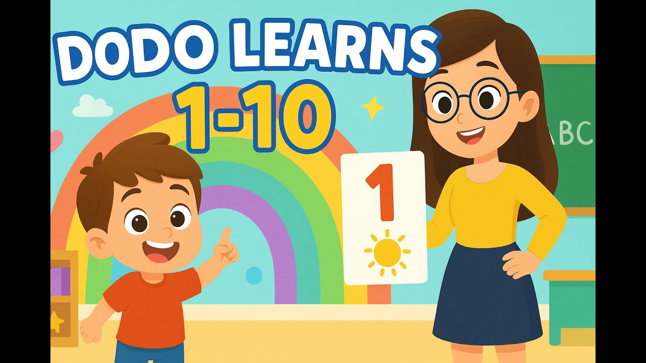 Dodo Learns Numbers 1-10 in School | Fun Classroom Learning for Kids ...