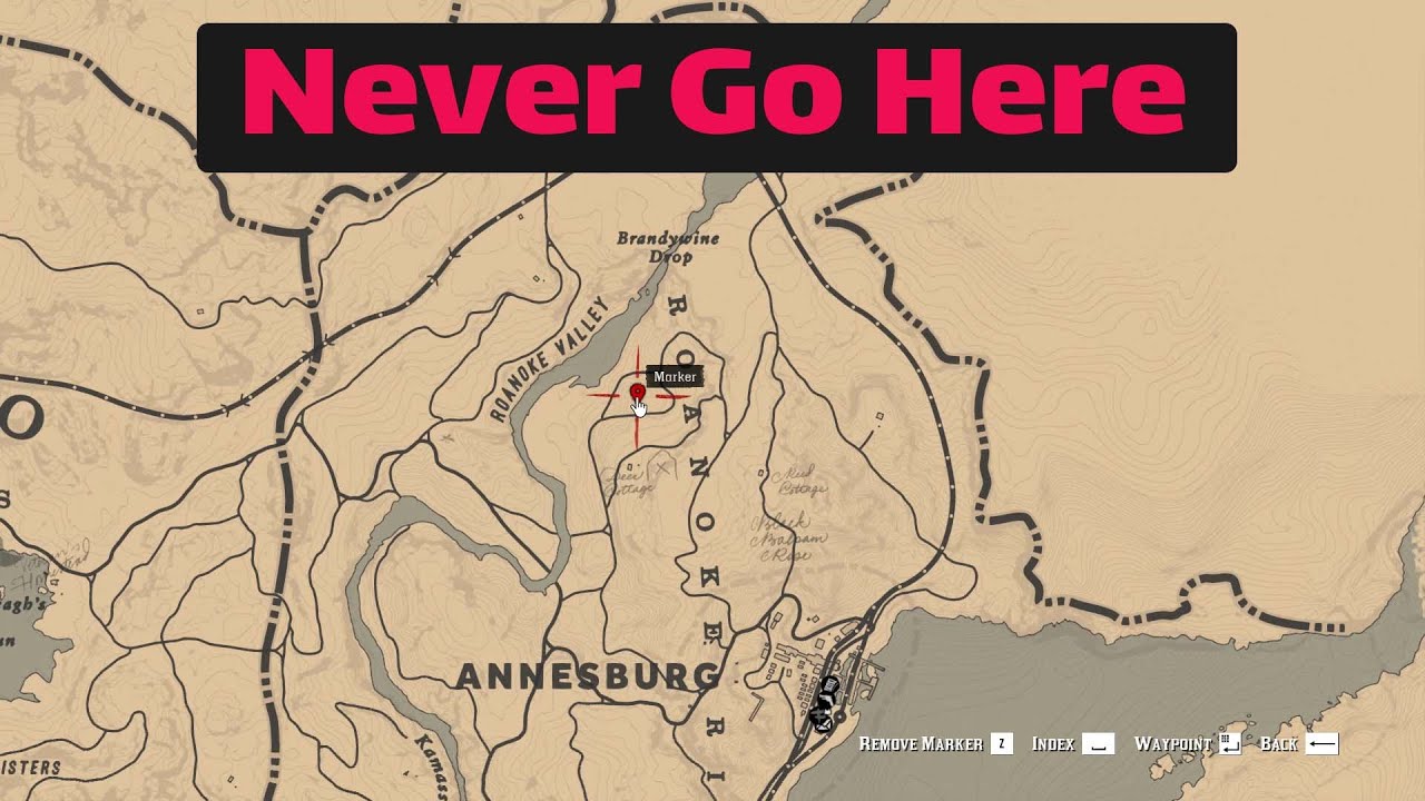 Never enter this game location at night - RDR2 - YouTube