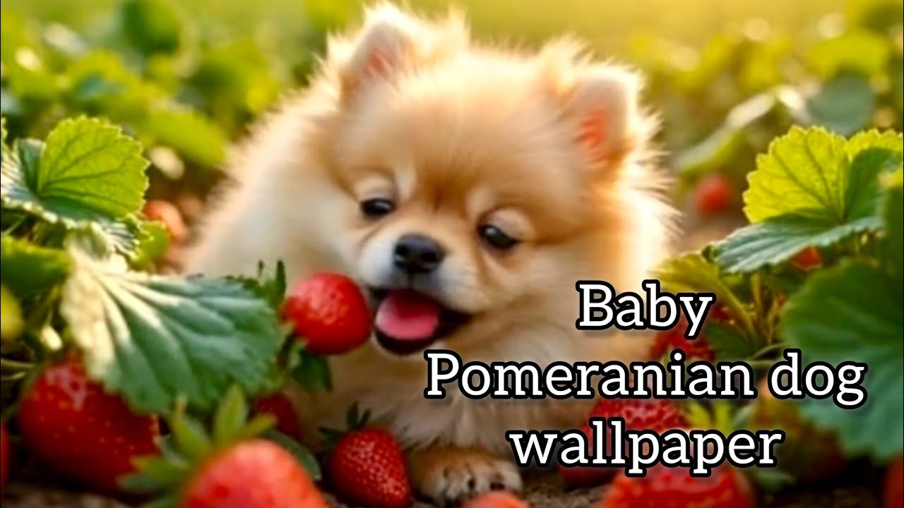 🐶 Pomeranian Dog Wallpaper |Relaxing 4K Slideshow | Cute & Fluffy HD ...