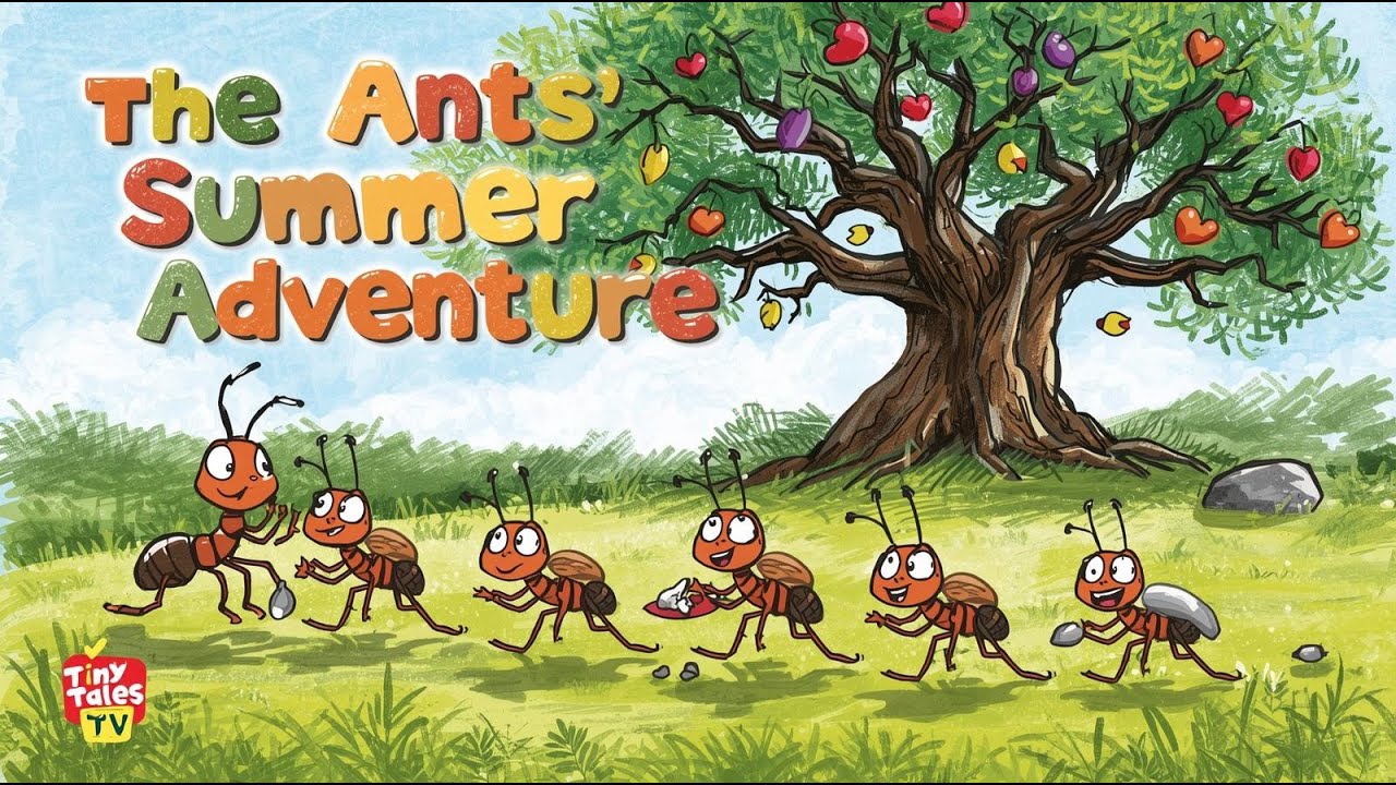 The Ants’ Summer Adventure 🐜 | Kids Story with Lesson | Tiny Tales TV 4 ...