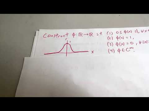 Constructing the Bump Function - YouTube