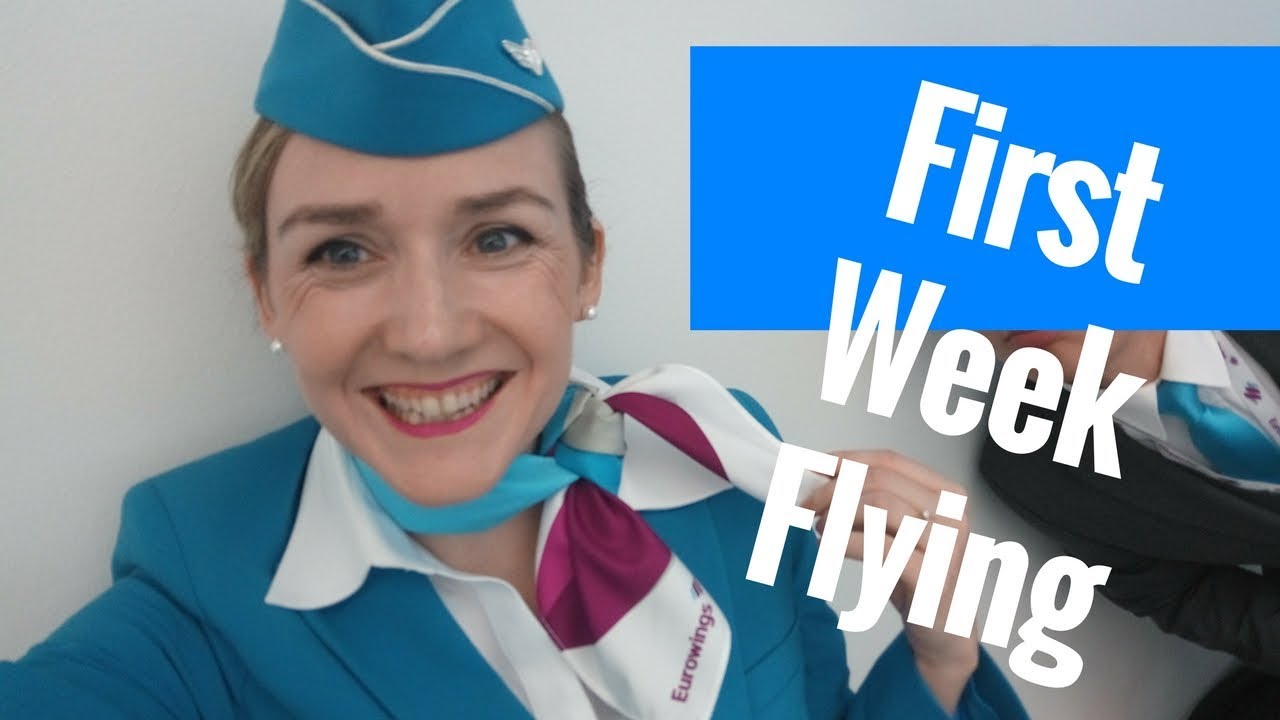 The First Week Flying - Flight Attendant Vlog - YouTube