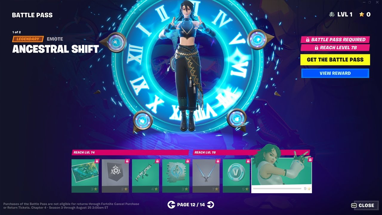 ANCESTRAL SHIFT Emote & Ironic Era in Fortnite Chapter 4 Season 3 ...