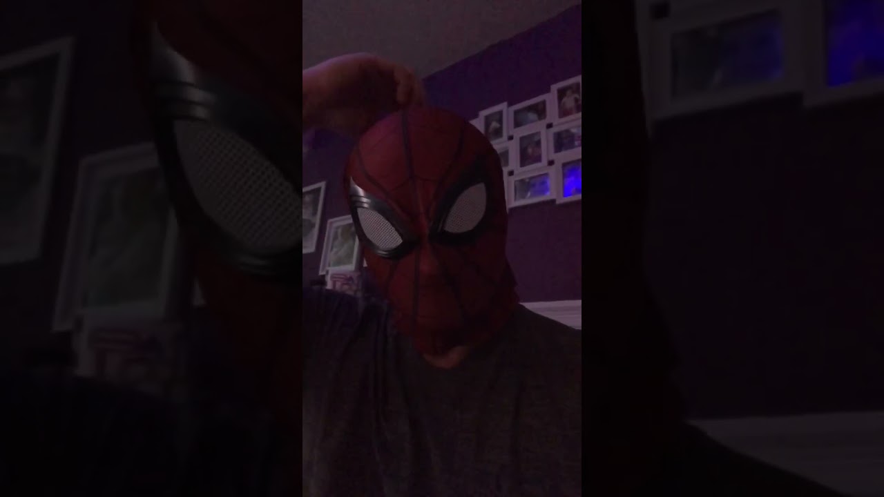 Spiderman avengers marvel superheroes takes off mask - YouTube