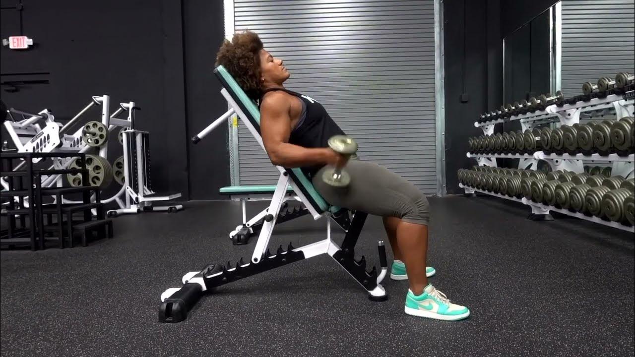 Curl - 55° Incline - DB - Offset - YouTube