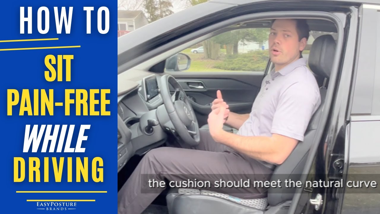 How to Sit Pain-Free While Driving - YouTube