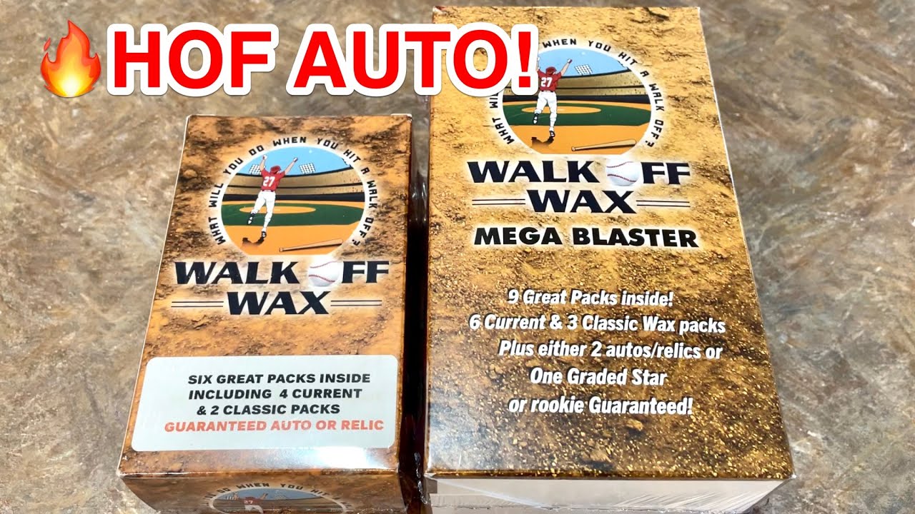 NEW REPACK RELEASE! WALK OFF WAX MINI BOX AND MEGA BLASTER BOX OPENING ...