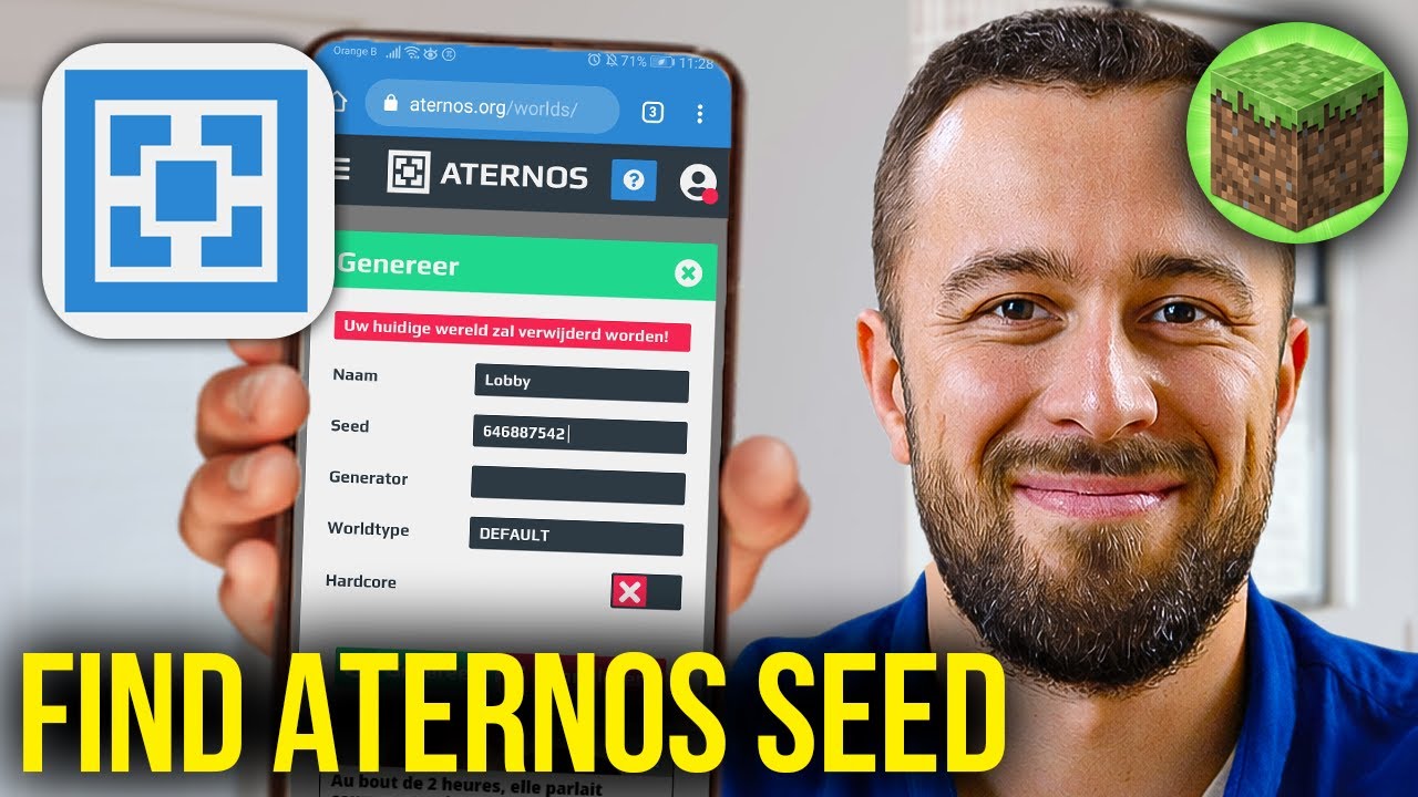 How To Find the Seed of an Aternos Server - YouTube