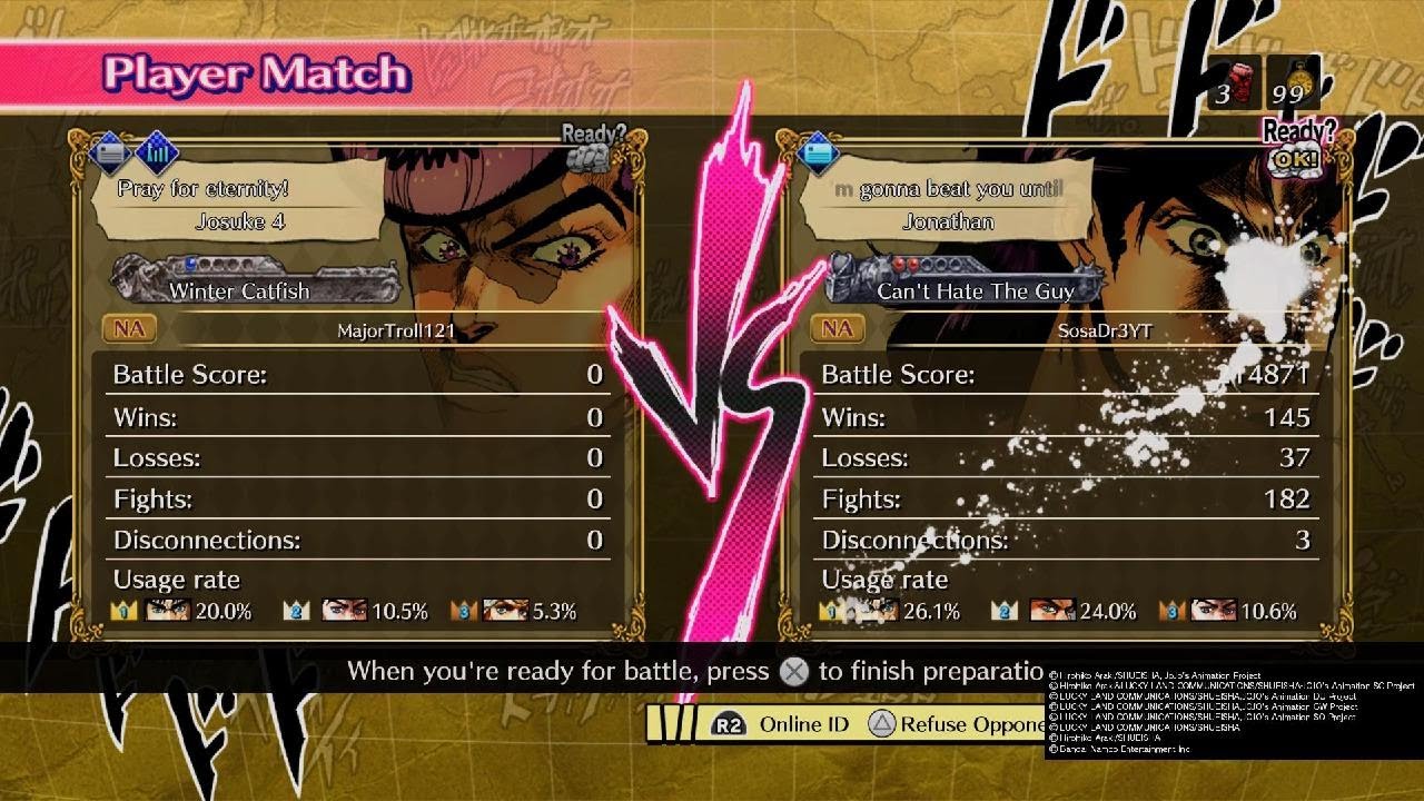 JoJo's Bizarre Adventure: ASBR Online GoodBye...... Jonathan - YouTube