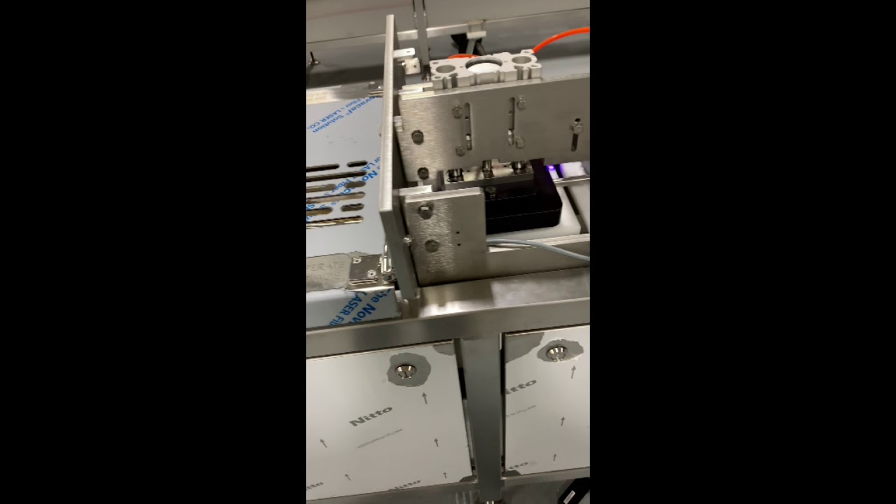 Precision PMD Clamshell Denester and Closer 50 per minute - YouTube