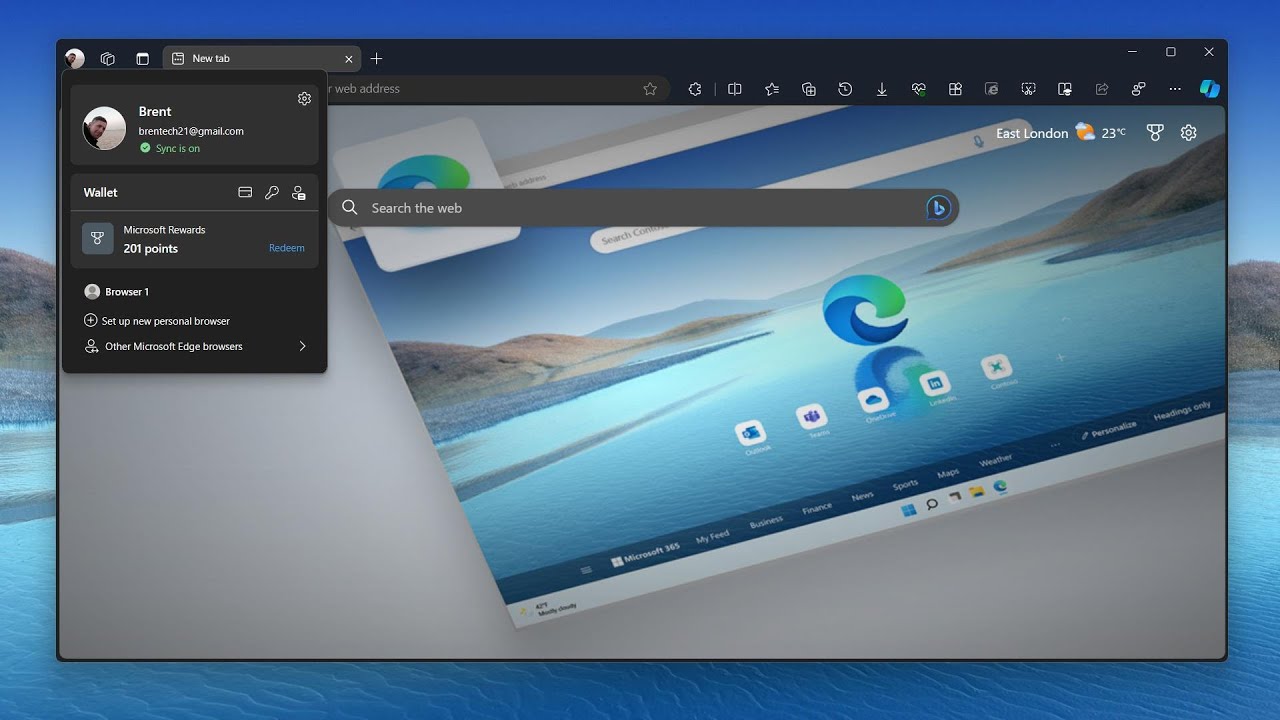Microsoft is Making it Easier to Move the Account Icon in Edge (Project ...
