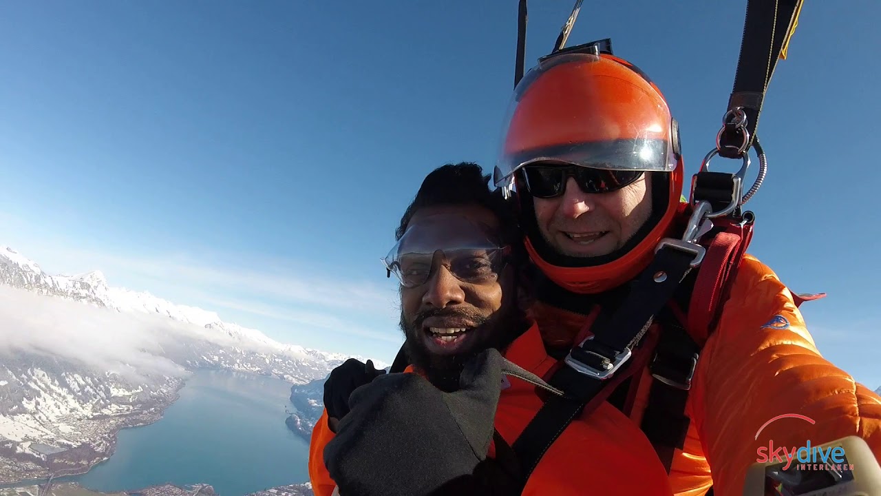Skydive Interlaken - Helicopter Skydiving with Divann - YouTube