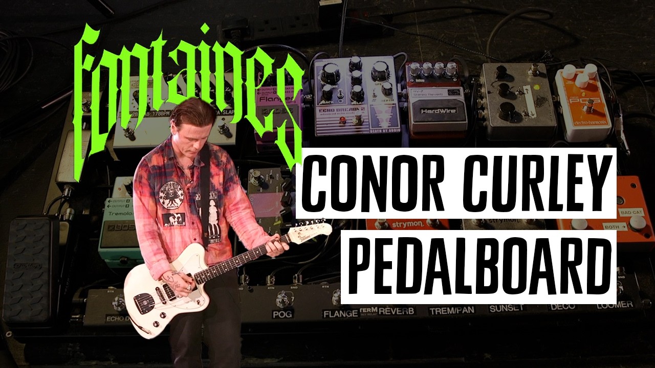 Conor Curley's Fontaines D.C.Pedalboard 2025 - YouTube