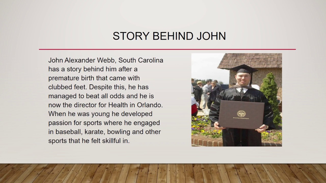 John Alexander Webb South Carolina – A Man with a Heart of Gold - YouTube